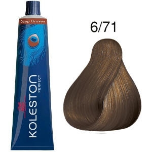 Tinte Koleston Perfect 6-71 Wella Deep Browns 60ml | Web Peluquería